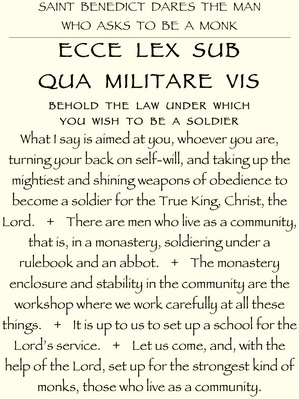 Communio: Saint Benedict Archives